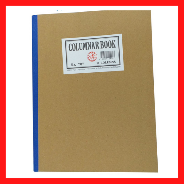Columnar Book No. 707 | 10 Columns | 14 Columns | Office Supplies | CO ...