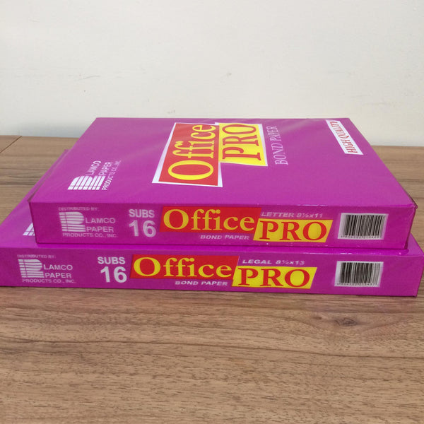 Office Pro Bond Paper | Short | Long | Sub 16 | School Supplies | COD ...