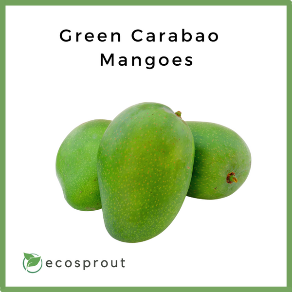 Fresh Green Carabao Mangoes For Delivery Near Me – Ecosprout